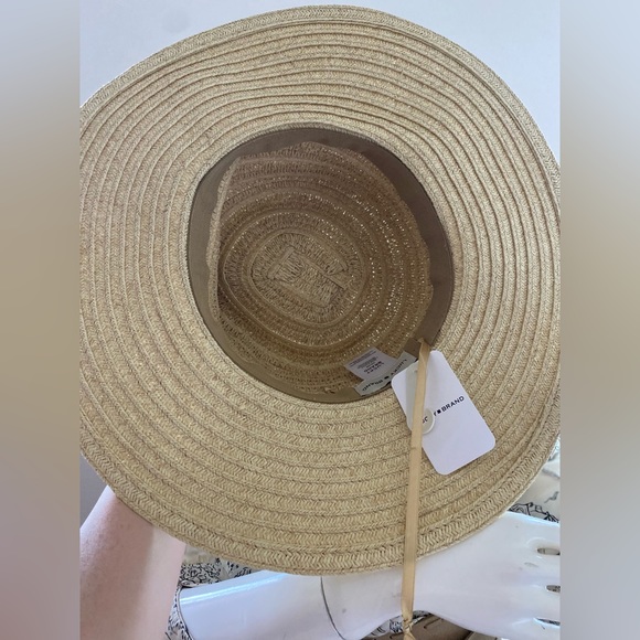 Lucky Brand | Accessories | Retro Lb Straw Paper Boater Suede Tie Bnwt ...